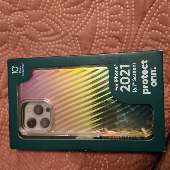 Onn | Cell Phones & Accessories | Onn Iridescent Ridges Phone Case For ...